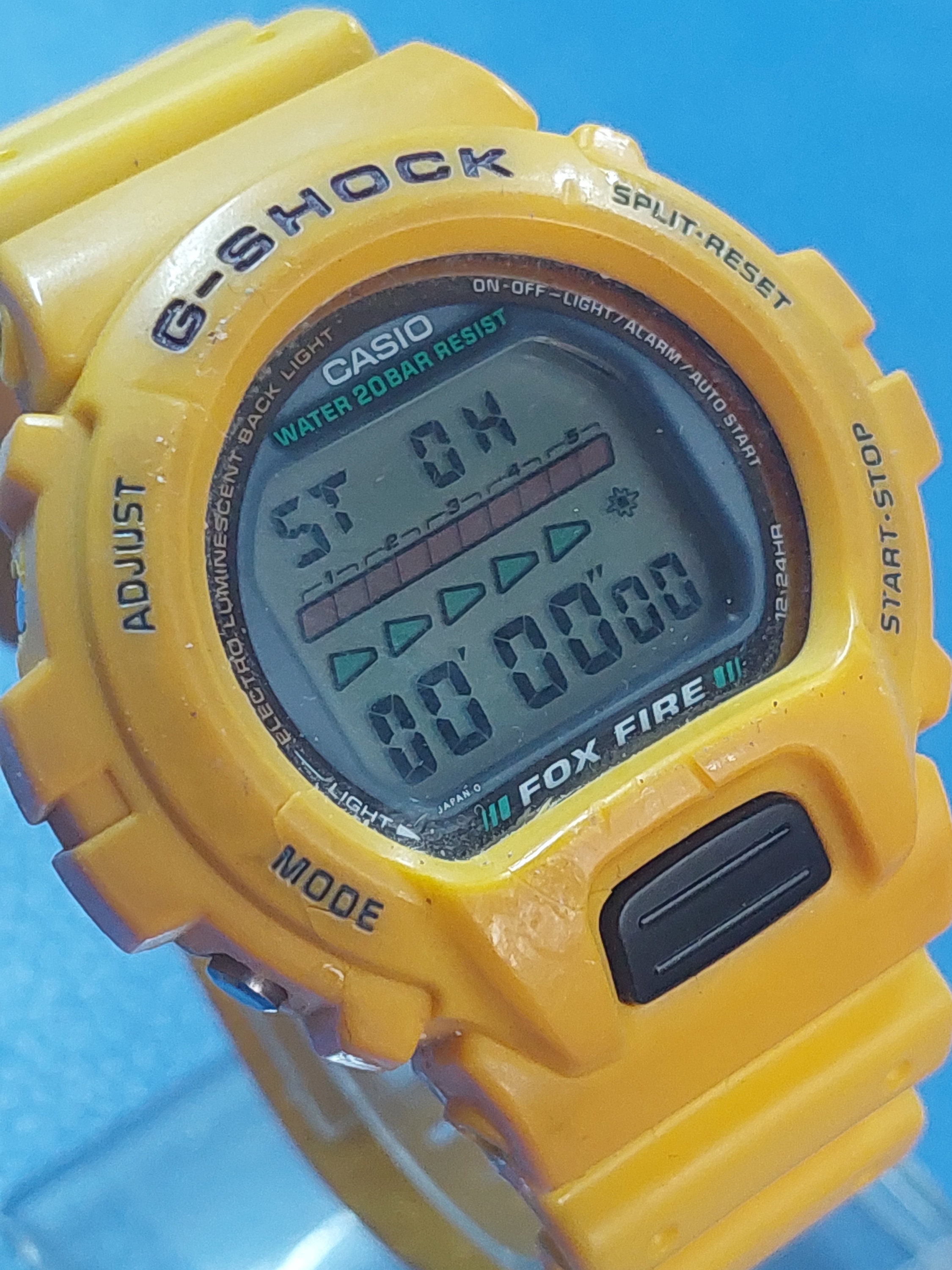 Casio G-shock Dw-6630b Fox Fire ,module 1199 Retro Vintage Casio G-shock Dw-6630b Fox Fire ,module 1199 Retro Vintage