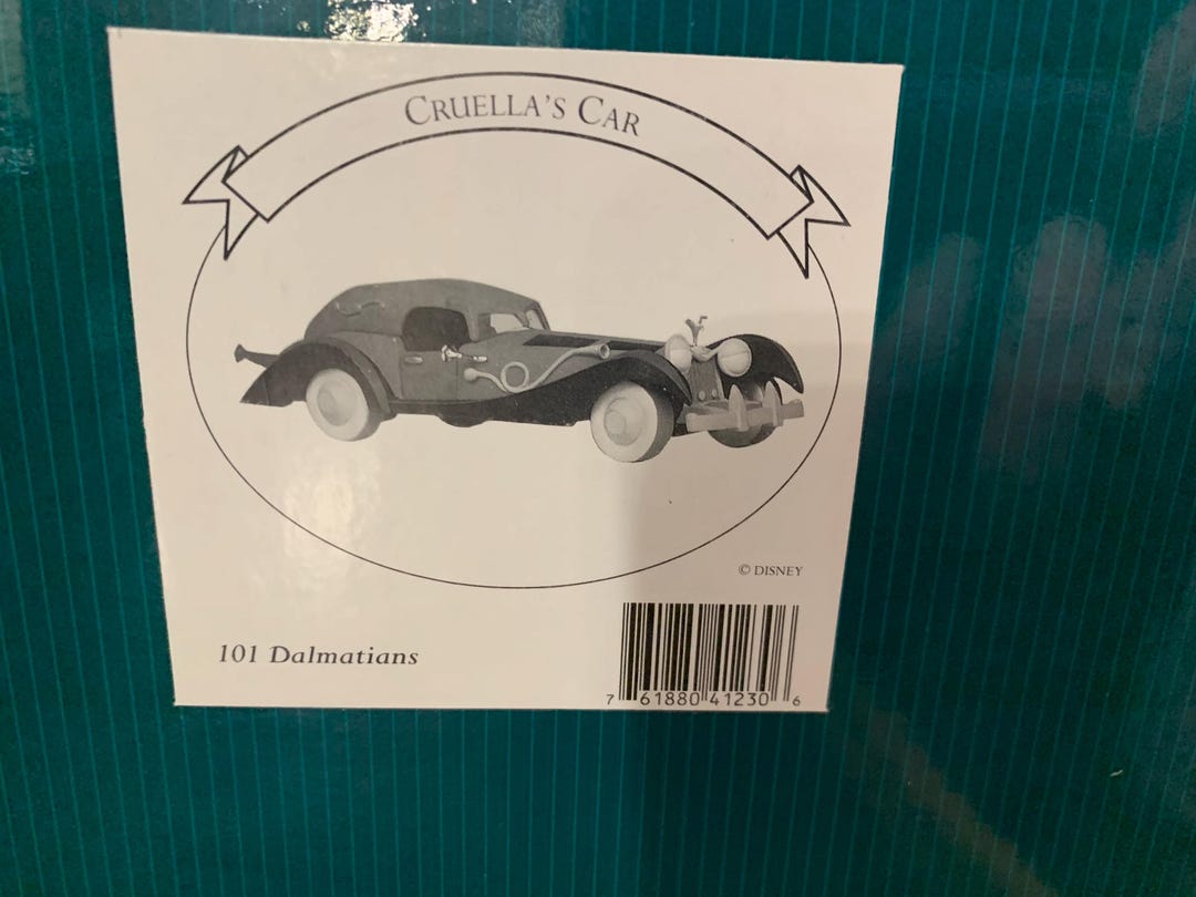 WDCC Cruella’s Car, 101 Dalmatians - Etsy