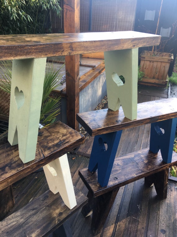 Love Heart Stool | Etsy UK