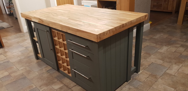 Bespoke Farmhouse Kitchen Island the Strathspey - Etsy UK
