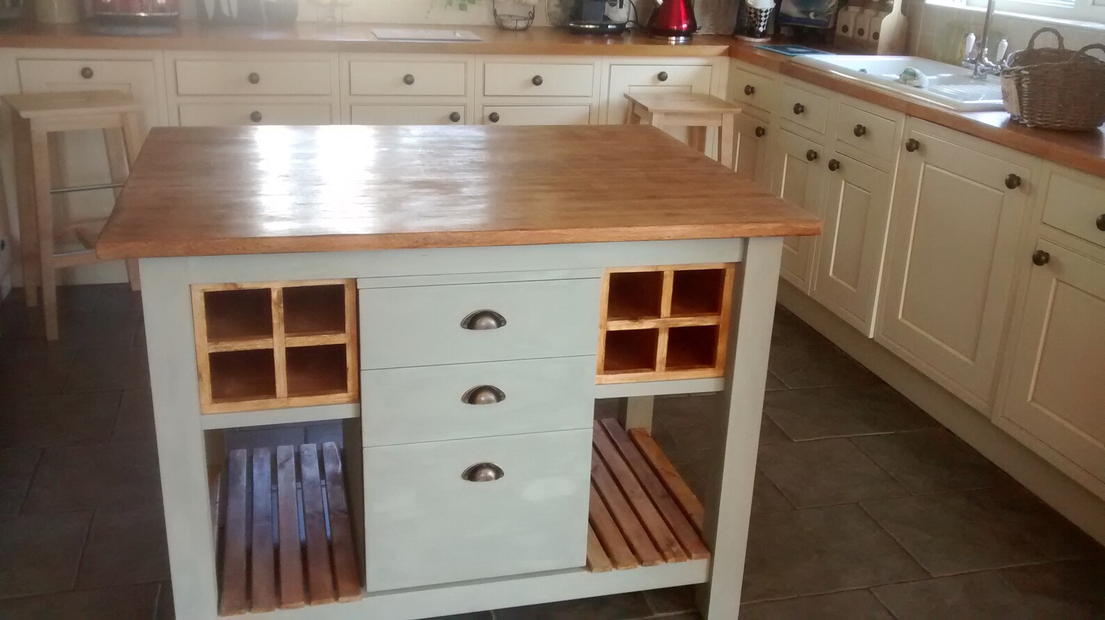 Bespoke Farmhouse Kitchen Island the Oban | Etsy UK