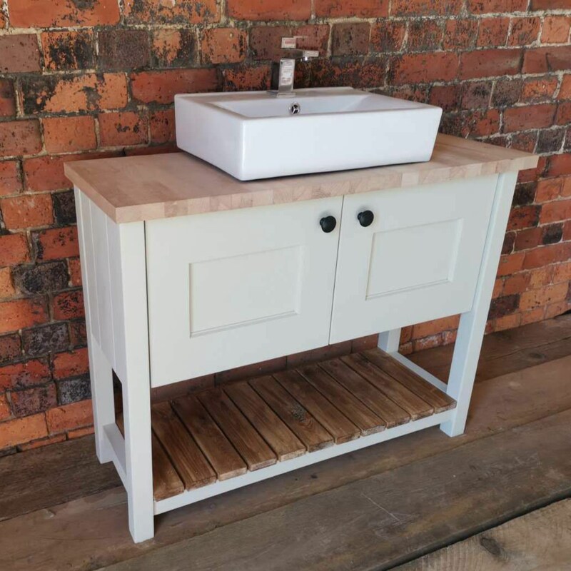 Wooden Vanity Unit - Etsy UK