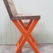 Bar Stool With or Without Backrest the X - Etsy UK