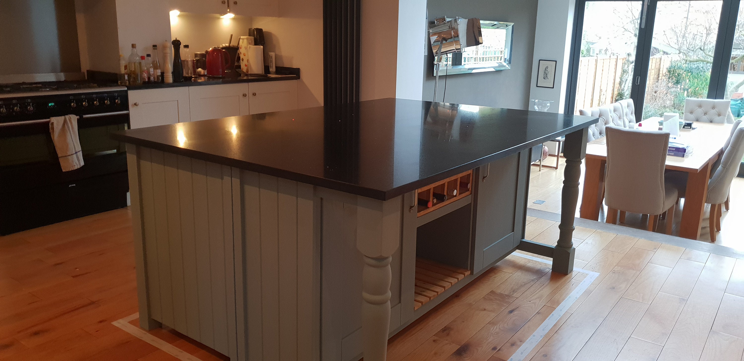 Bespoke Farmhouse Kitchen Island the Kendal With Large - Etsy UK