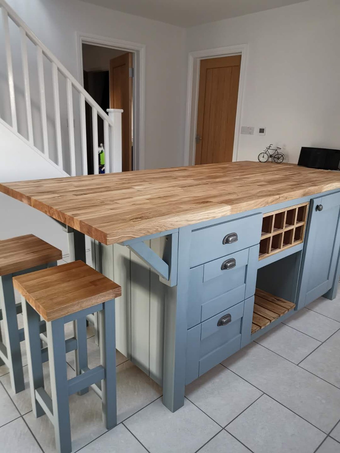 Shaker Bespoke Kitchen Island the Winchester - Etsy UK