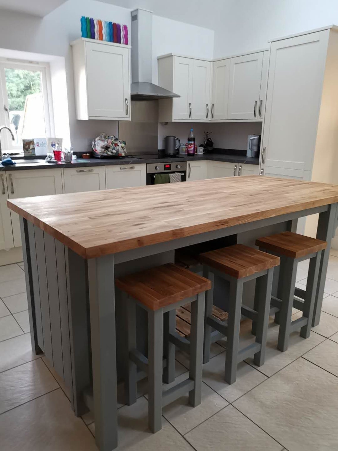 Shaker Bespoke Kitchen Island the Winchester - Etsy UK