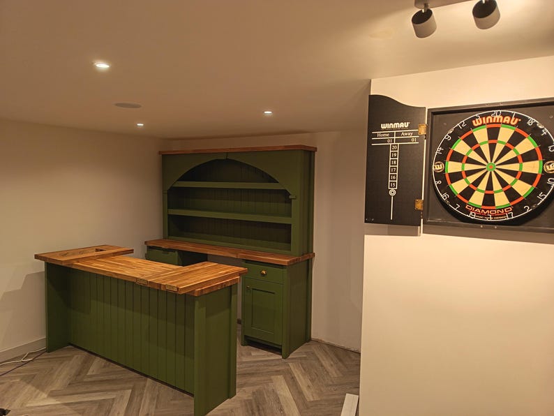 Home Entertainment Bar Counter and Wine Bar Display, the Devon - Etsy UK
