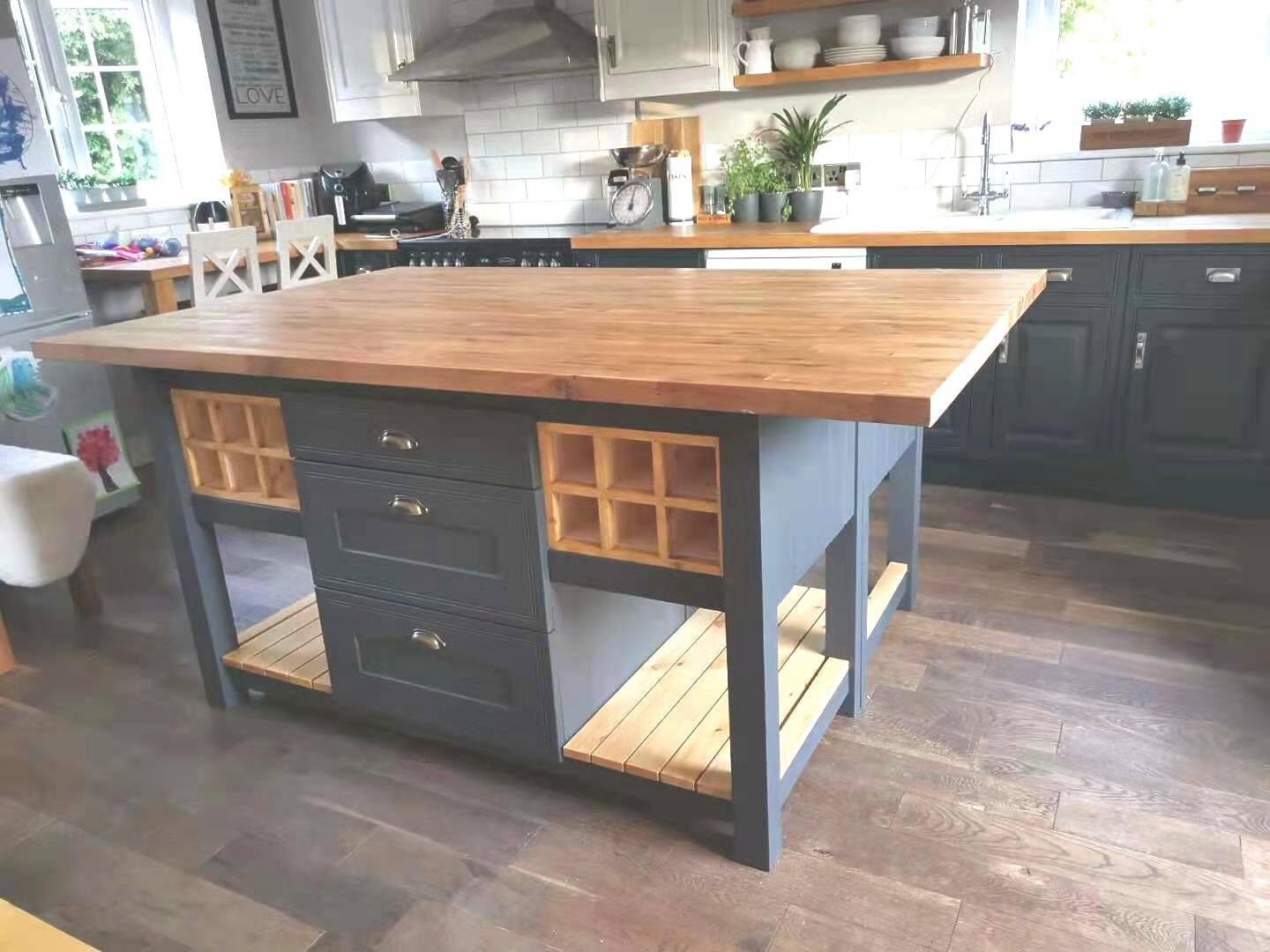 Bespoke Farmhouse Kitchen Island (the Oban) - Etsy UK