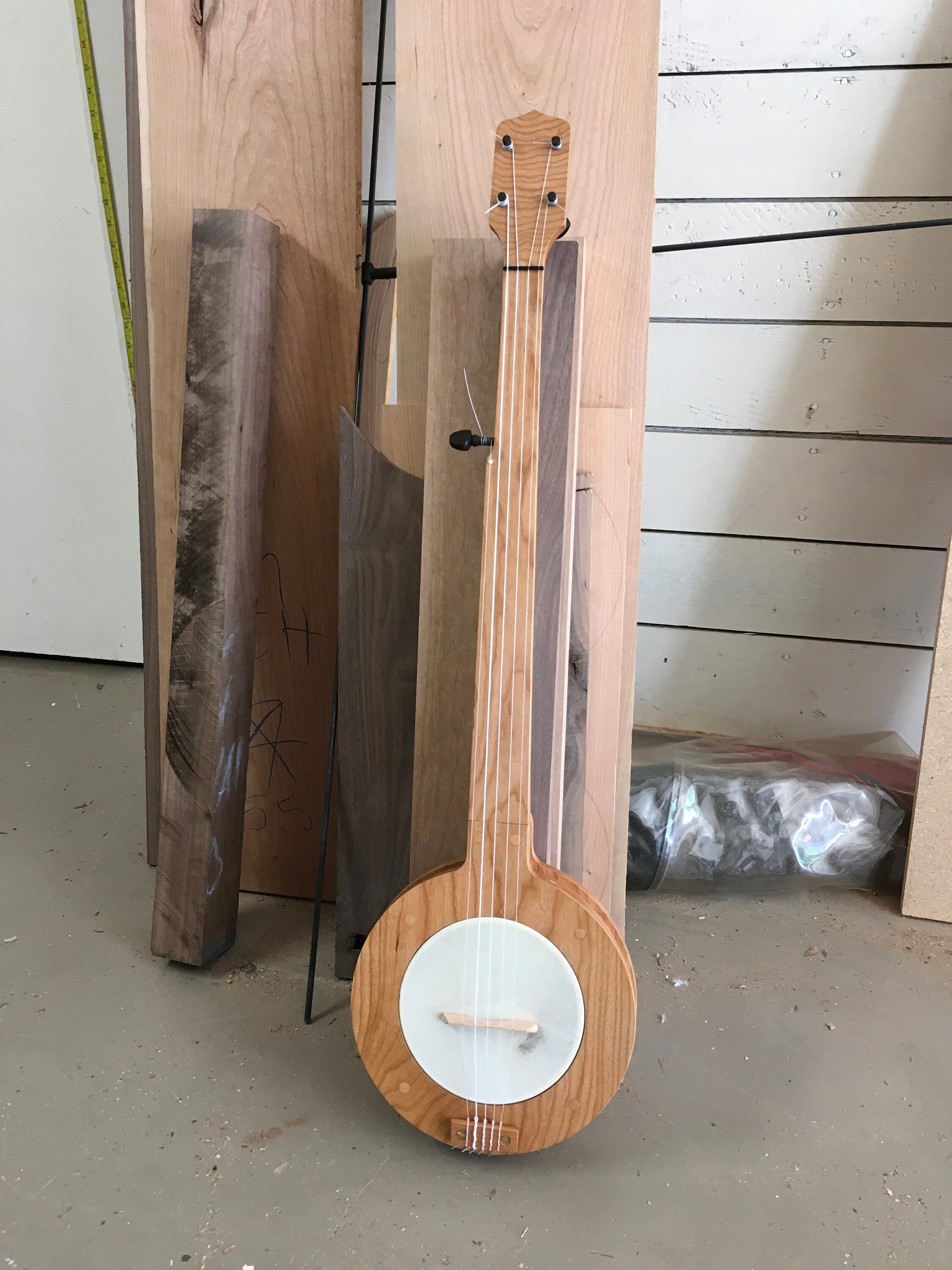 Old-timey Fretless Mountain Banjo by Nate Calkins | Etsy