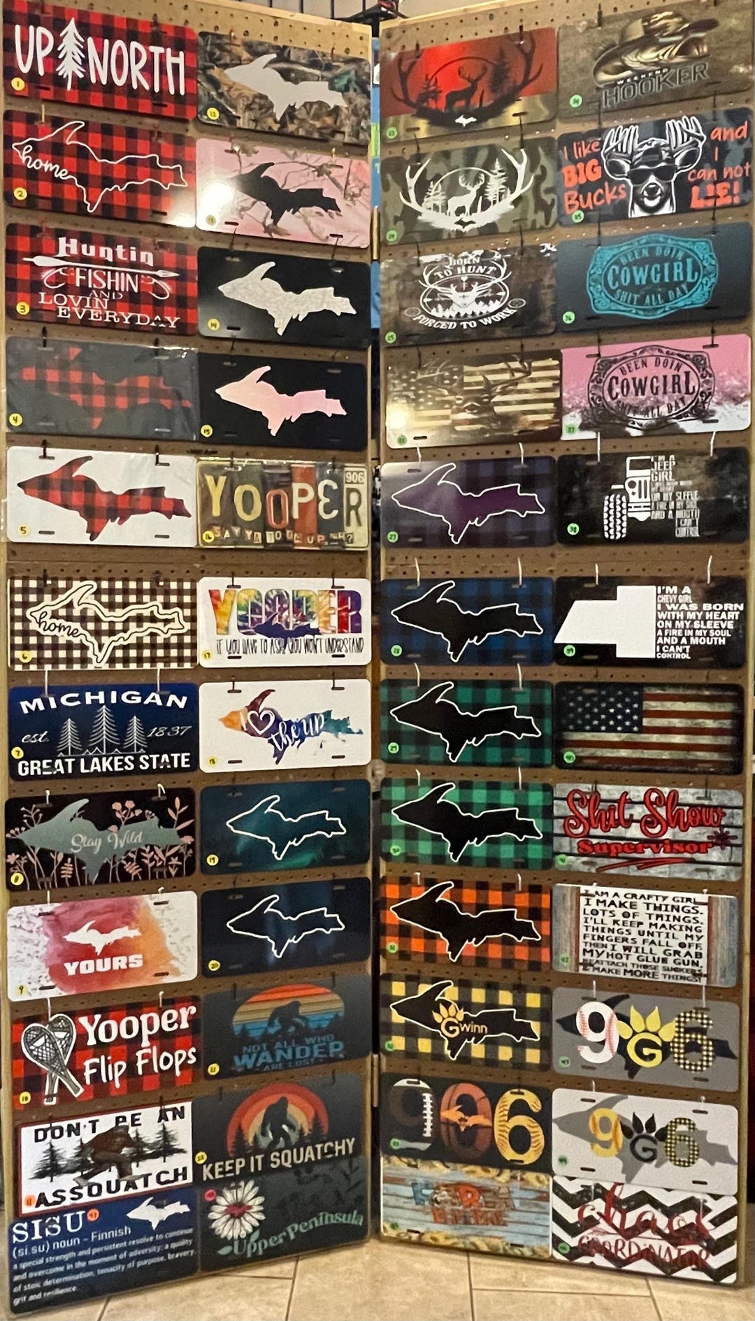 Upper Peninsula of Michigan License Plates ON SALE NOW - Etsy