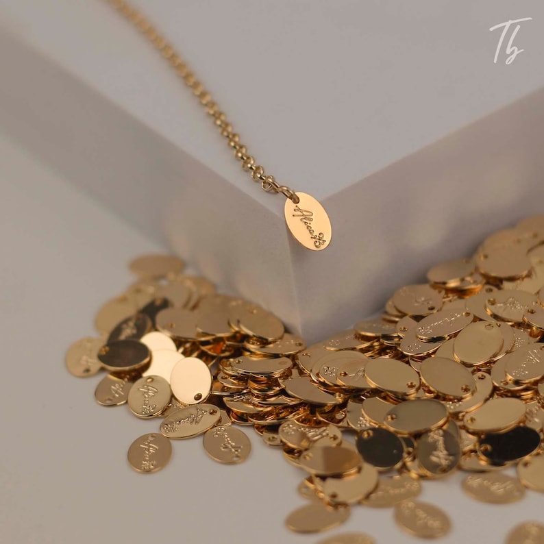 Custom Metal Tags, Brand Identifiers for Jewelry, Tags Brands Gold ...