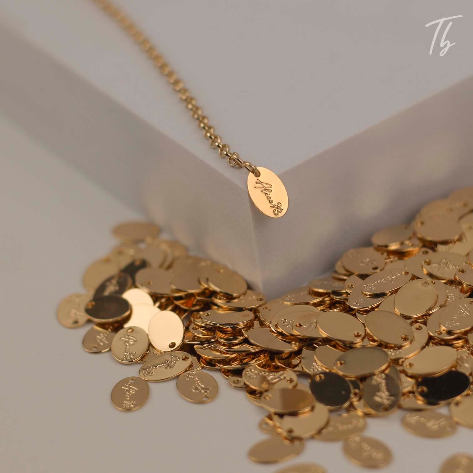 Custom Metal Tags, Brand Identifiers for Jewelry, Tags Brands Gold ...