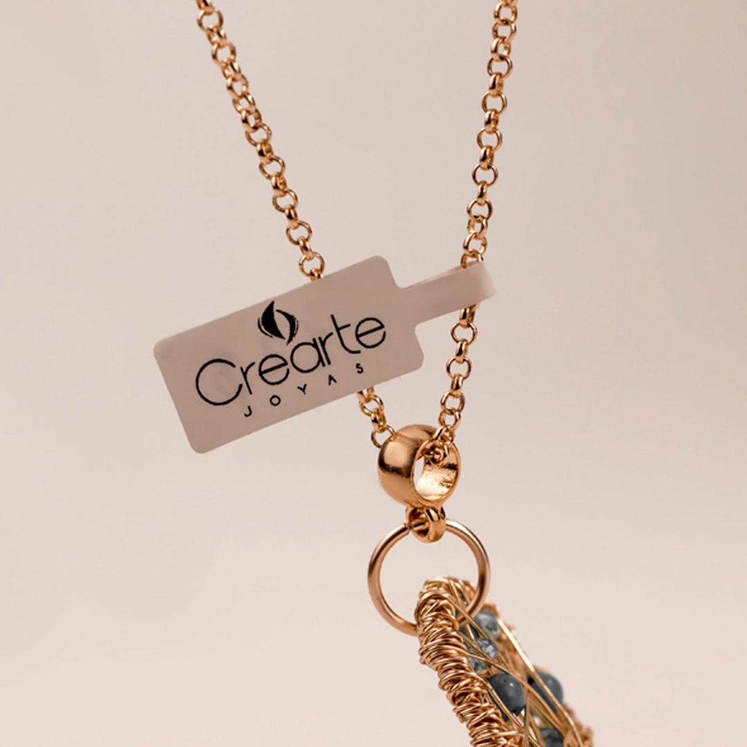 100 Labels for Jewelry Stickers. Custom Logo Packaging Label Price Tag ...