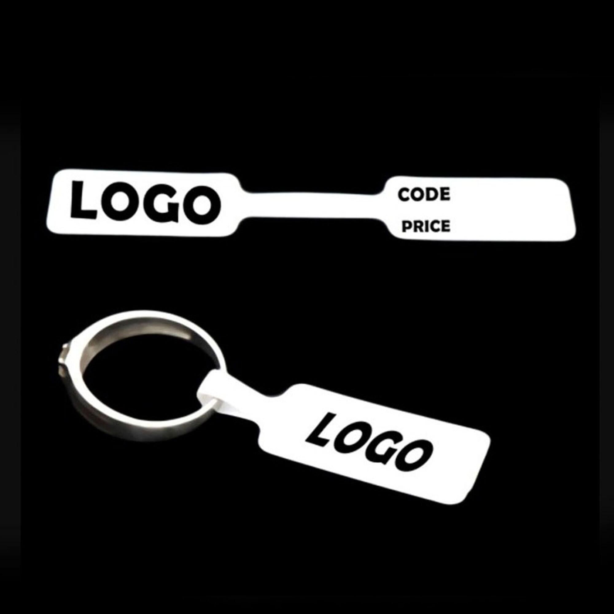 100 Labels for Jewelry Stickers. Custom Logo Packaging Label Price Tag ...