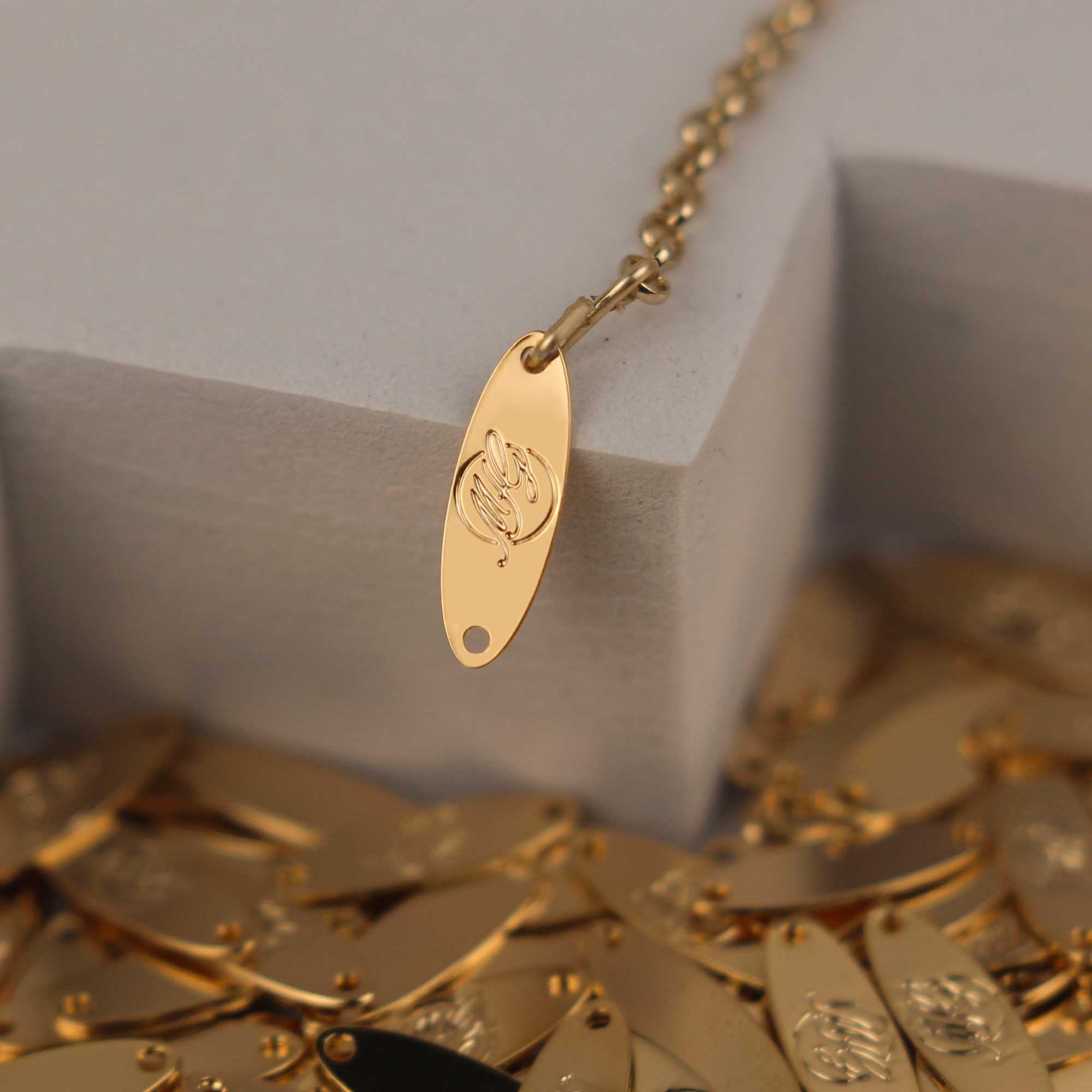 100 Custom Tags, Gold Plated Tags, Oval Tags 100 Brands - Etsy