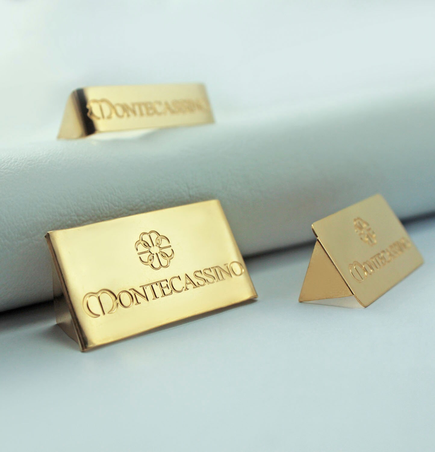 Custom Metal Logo Tags for Handbags, 156 Units Staple Tags, Gold Plated ...