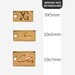 100 Metal Tags, Gold Plated Metal Nameplates, Branded Jewelry ...