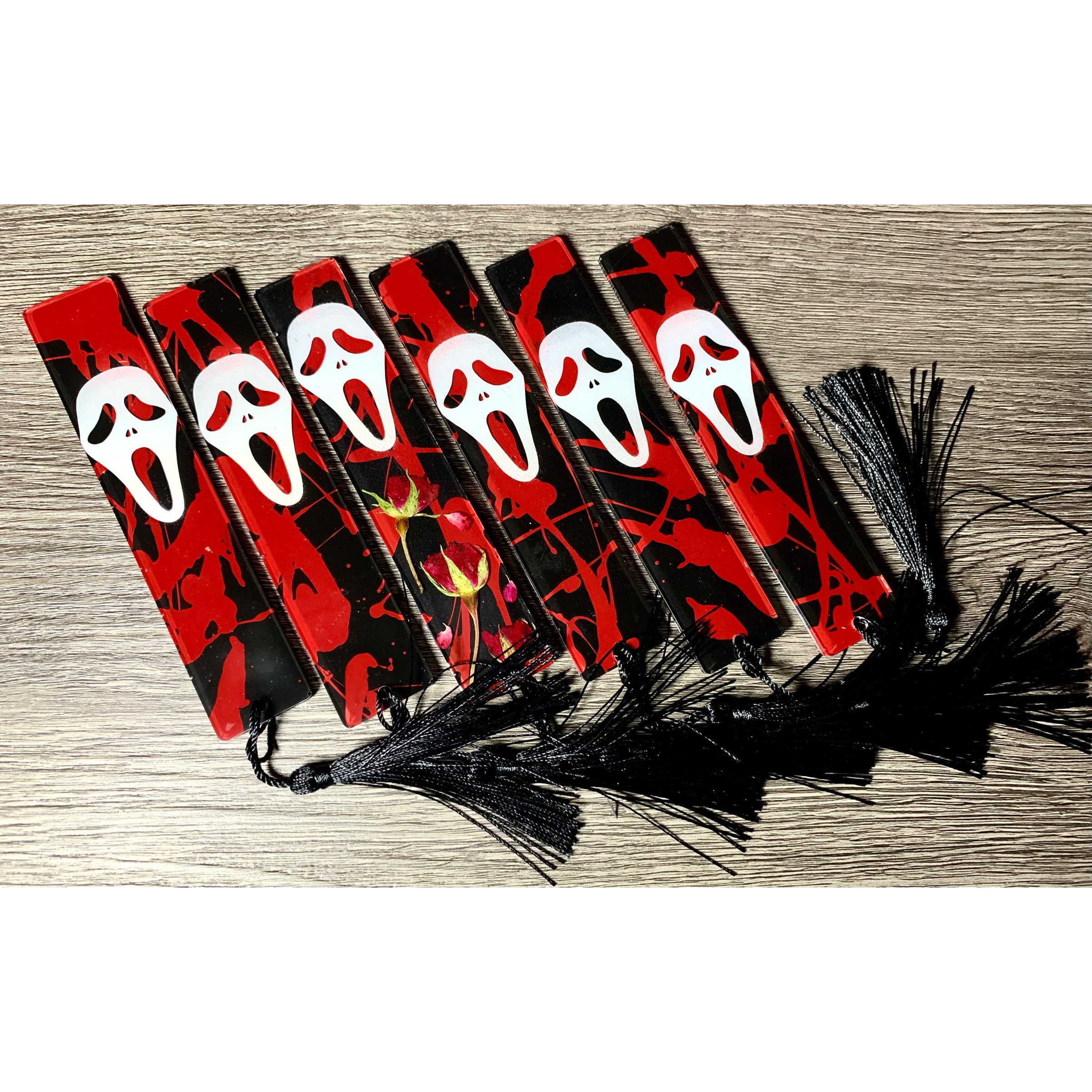 Ghostface art ghostface bookmarks scream art ghostface | Etsy