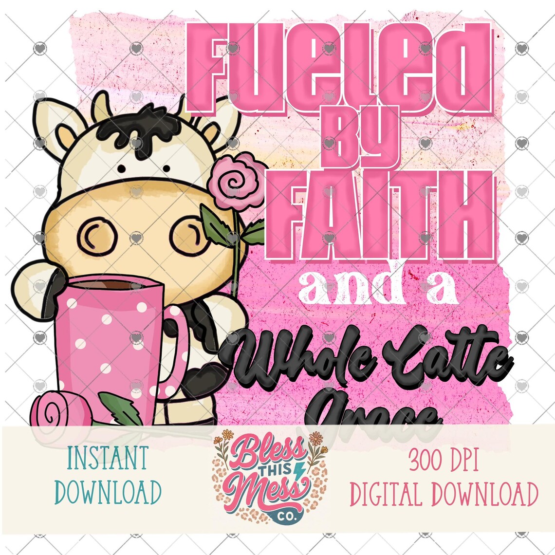 Fueled by Faith- Digital PNG - Etsy