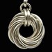 Sterling Silver Mobius Ball Pendant - Handmade Chainmaille Jewelry - Etsy