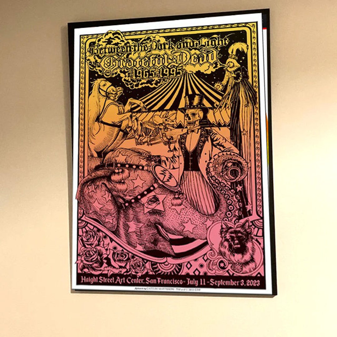 Grateful Dead Haight Street Art Center San Francisco CA July - Etsy