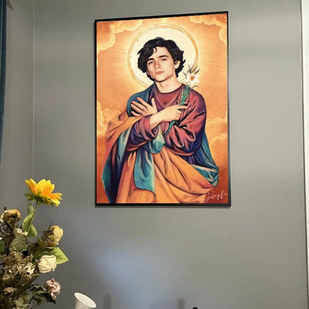Saint Timothee Chalamet Poster - Etsy