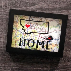 Custom State Shadow Boxes - Etsy