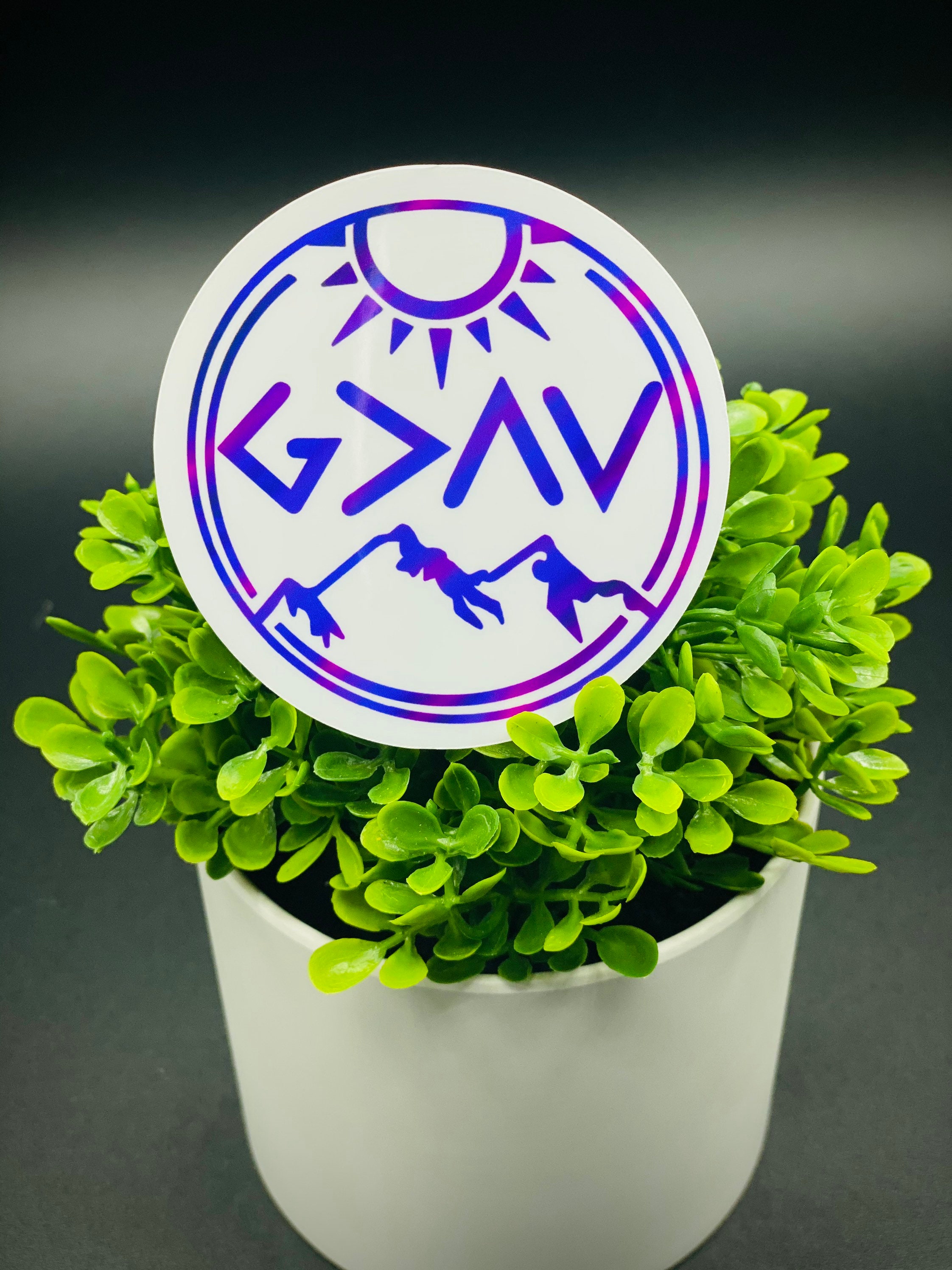 God is Greater Sticker - Etsy