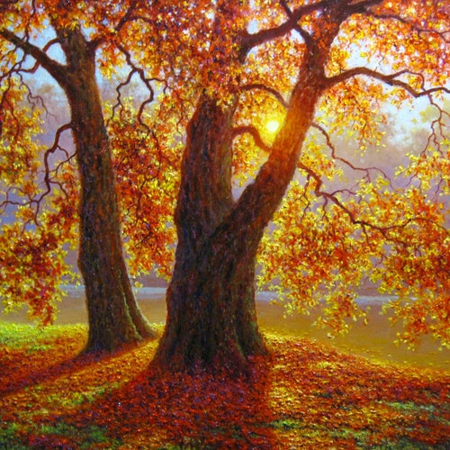 Custom Landscape Portrait-original Oil Painting From - Etsy