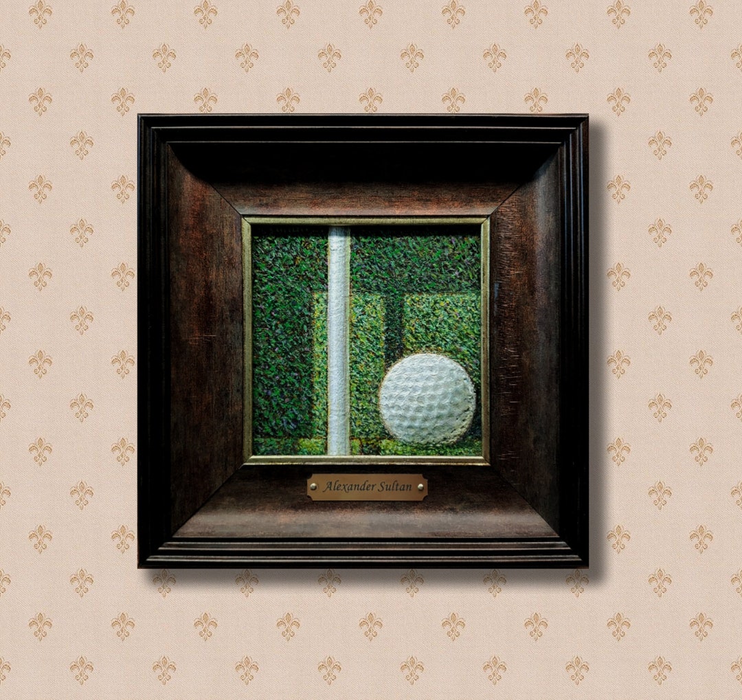 Golf Oil Painting Original, Golf Painting on Canvas, Golf Art, Golf ...