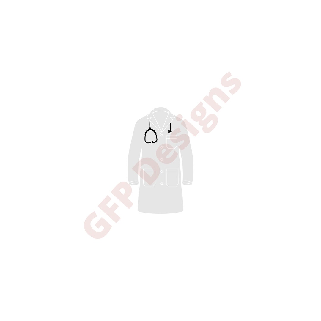 Doctor's White Coat SVG - Etsy