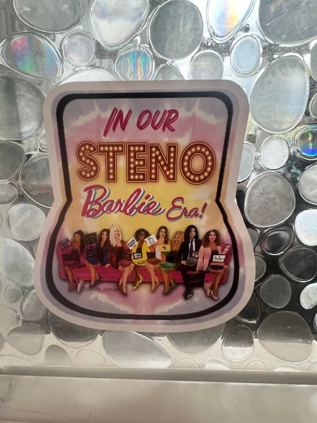 Steno Barbie Static Clings - Etsy
