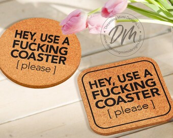Please Use a Coaster | Etsy