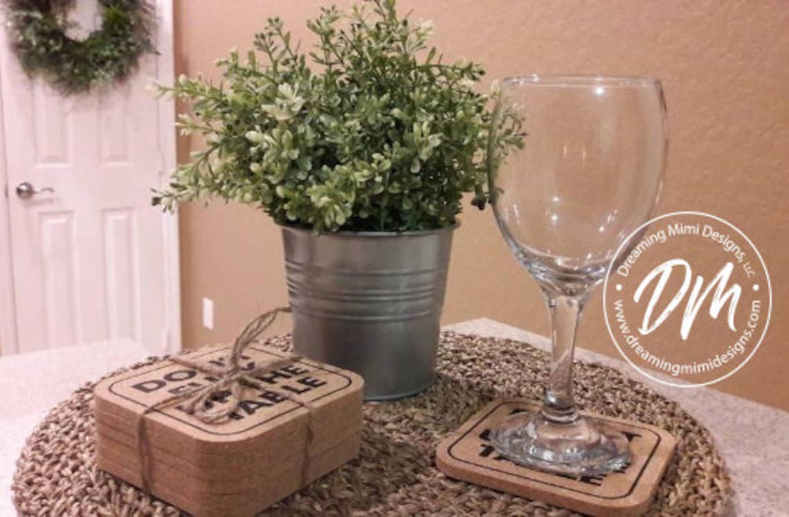 Make Me Wet Coaster Fun Cork Coasters gag gift custom | Etsy