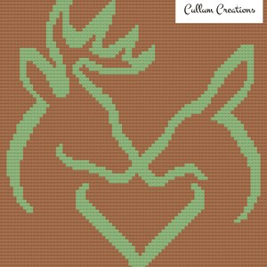 C2C Buck and Doe by Cullum Creation - Etsy