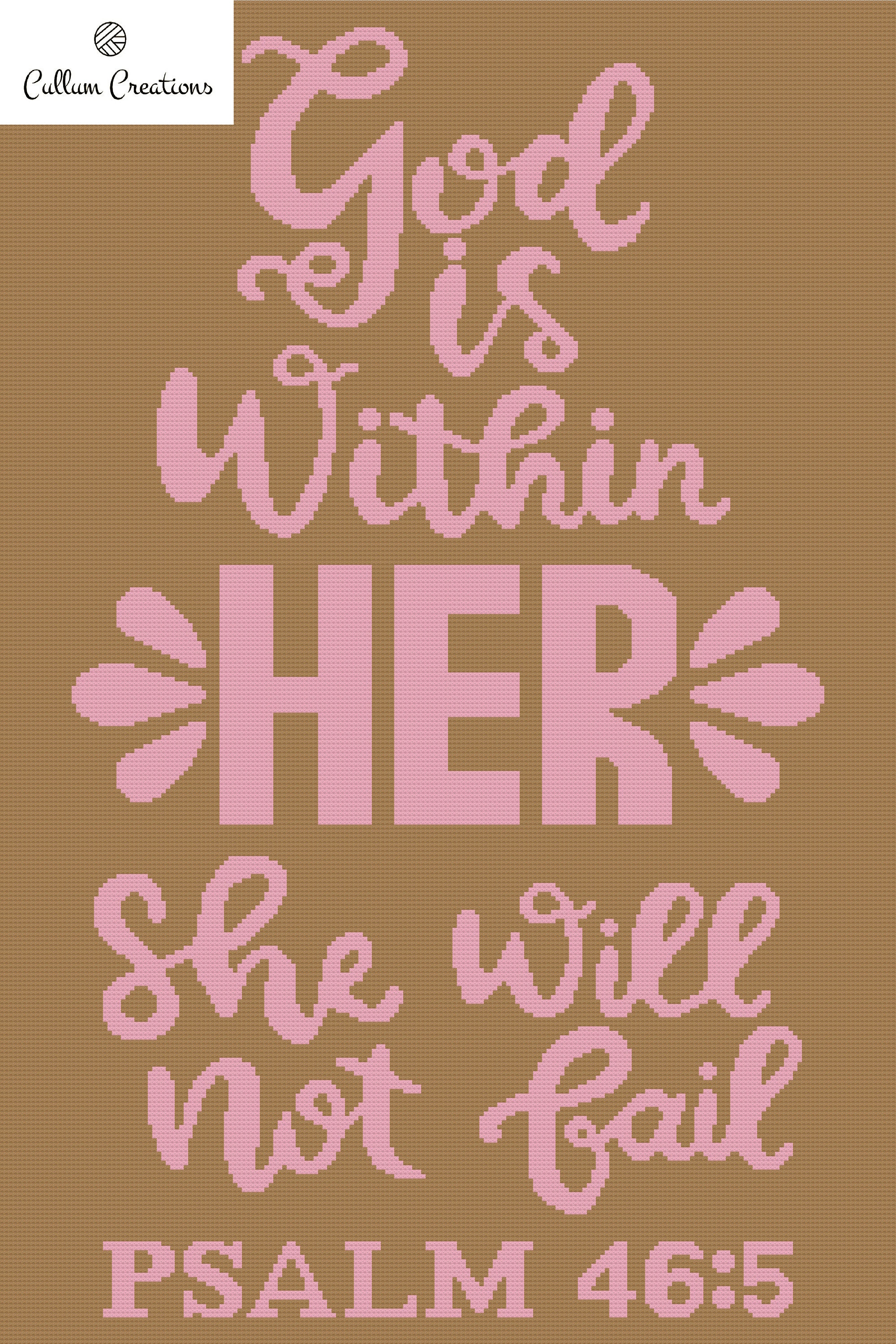 SC Psalm 46:5 by Cullum Creation - Etsy