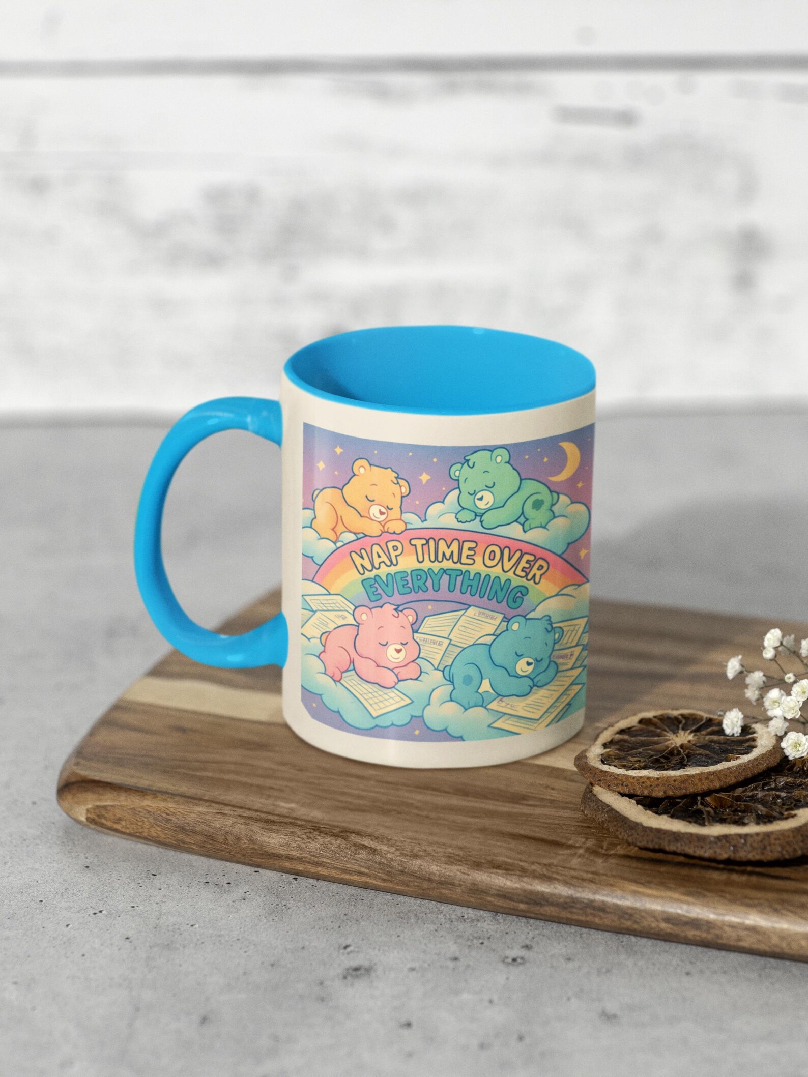 Nap Time Over Everything PNG – Pastel Bear Art for Burnout Humor ...