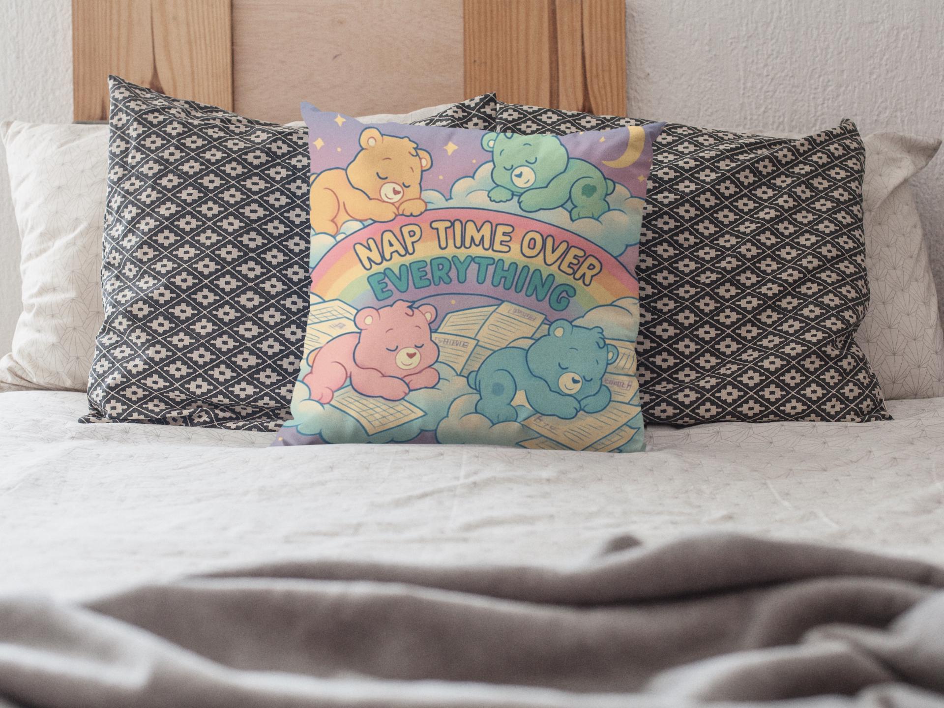 Nap Time Over Everything PNG – Pastel Bear Art for Burnout Humor ...