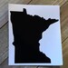 MN Outline Decal - Variety of Colors - Etsy