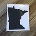 MN Outline Decal - Variety of Colors - Etsy