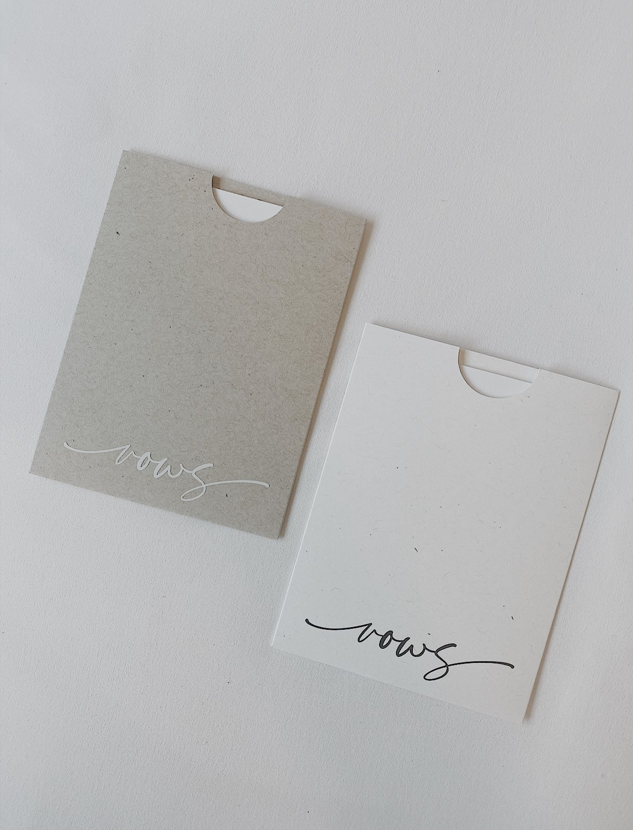 Cursive Vow Cards, Vow Renewal Cards, Vow Cards, His Vows, Her Vows ...