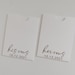 Cursive Vow Cards, Vow Renewal Cards, Vow Cards, His Vows, Her Vows ...