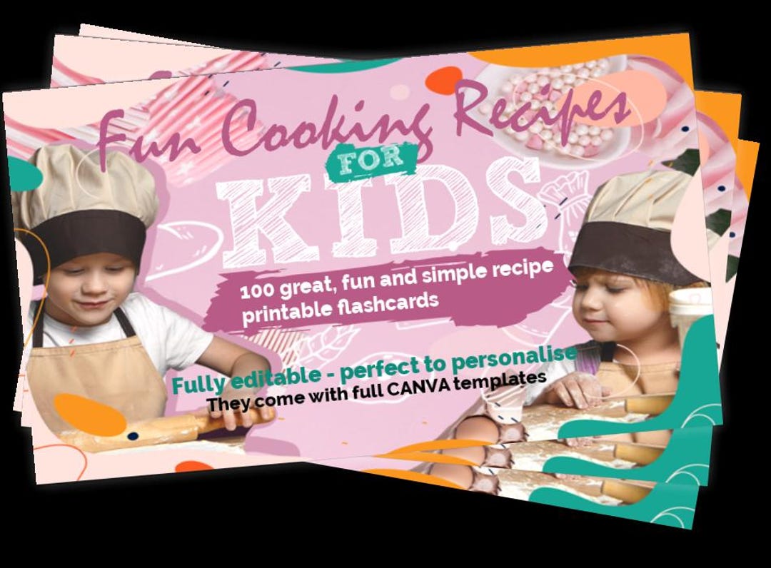 Kids Fun Cooking Recipe Activities for KS2 and Over - Etsy