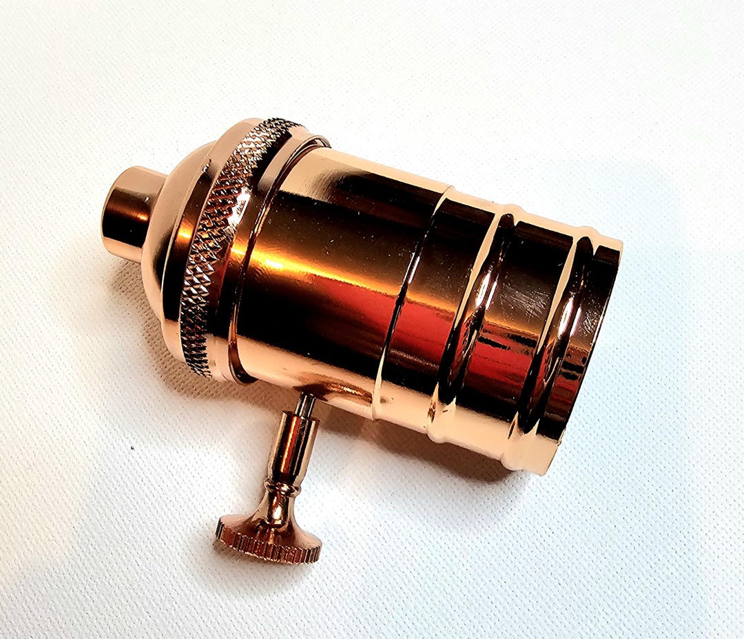 Rose Gold Lamp Socket - Etsy