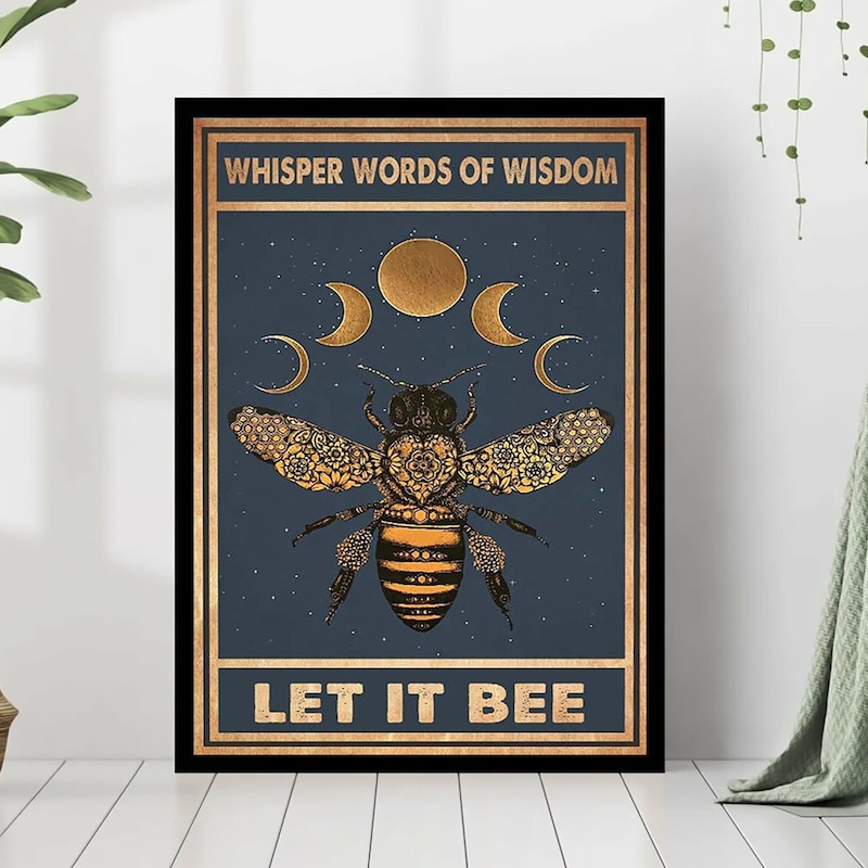 Bee Poster - Etsy