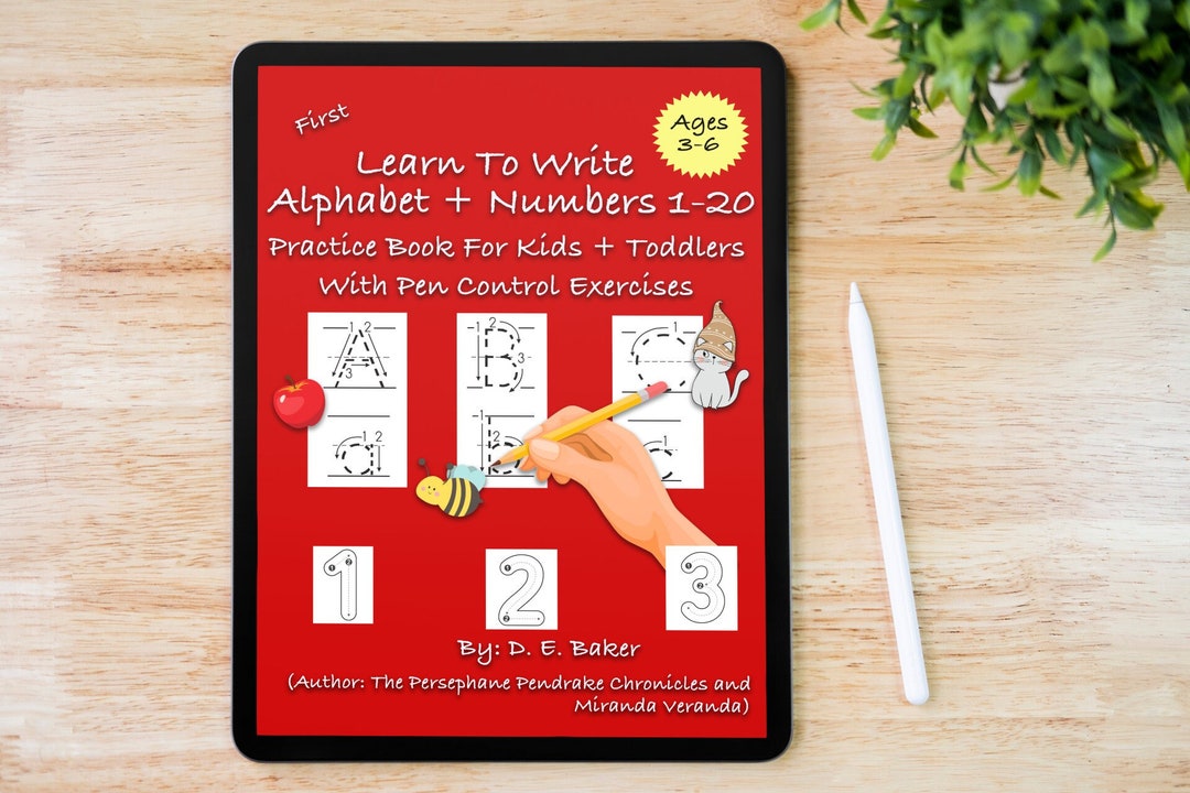 Aprenda a escribir: alfabeto y números del 1 al 20 libro de práctica ...