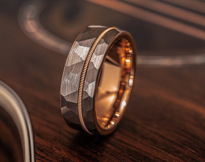 The Zeppelin, Guitar String Ring, Guitar String Jewelry, Guitar String ...