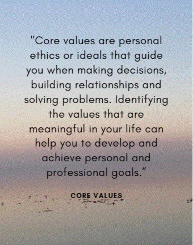 Top 5 Core Values - Etsy
