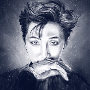 RM Portrait Art Print - Etsy