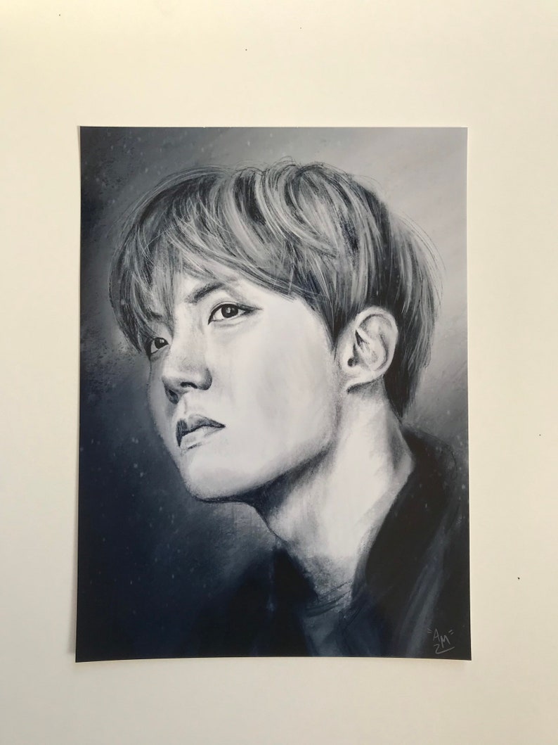 J Hope Portrait Art Print - Etsy